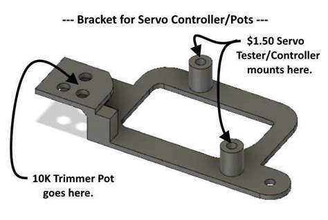 Free 3d File Servo Controller Bracket For Model Rr Turnout Control・3d