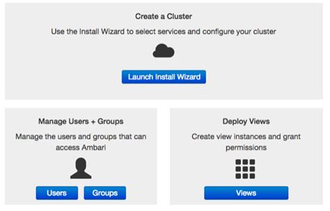 installing and setting hdfs cluster through ambari