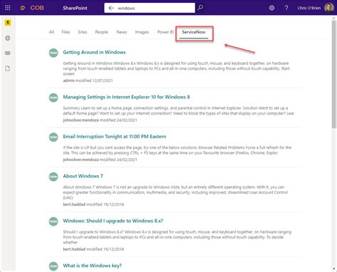 Chris O Brien Bring External Data Into Microsoft 365 Using Graph Connectors A ServiceNow Example