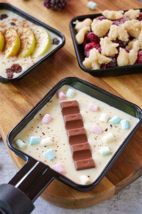 Raclette Pfännchen Nachtisch Vegetarisches Raclette Kbgwgi