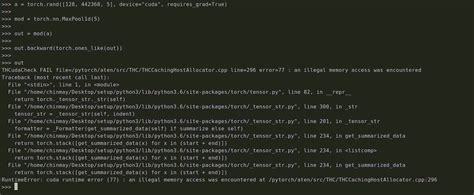 Lossbackward Throwing Cuda Errors Autograd Pytorch Forums