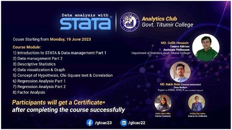 Md Rakib Akon On Linkedin Stata Dataanalysis Gtcac Datascience Knowledgesharing