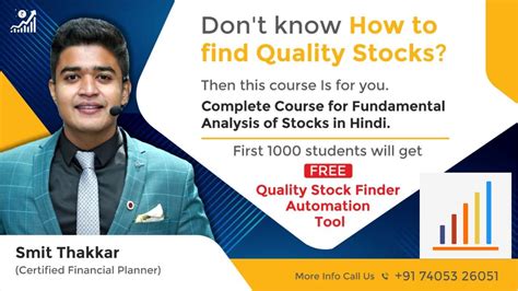 Complete Course Of Fundamental Analysis Of Indian Stocks