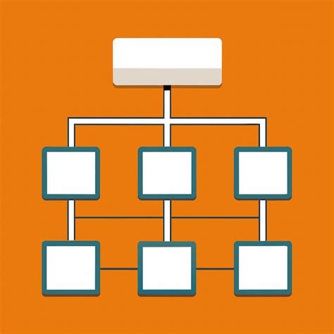 Premium Vector Orgnization Chart Vector Art