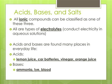 Ionic Compound Examples In Everyday Life