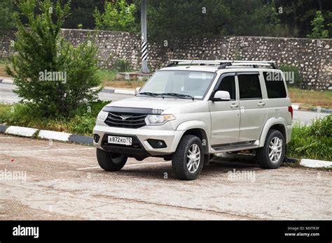 Sevastopol Crimea May 8 2018 Uaz Patriot Mid Size Suv Produced By Uaz Division Of