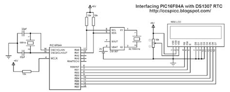 Interfacing Pic16f84a With Ds1307 Real Time Clock