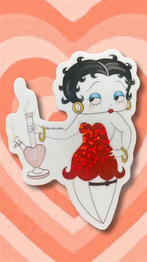 Betty Boop Sticker Etsy