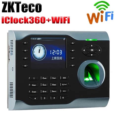 ZKTECO ICLOCK TCP IP WIFI Biometric Fingerprint Attendance System Time Clock EUR