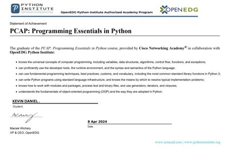 Kevin Daniel On Linkedin Python Coding Learning Professionalgrowth