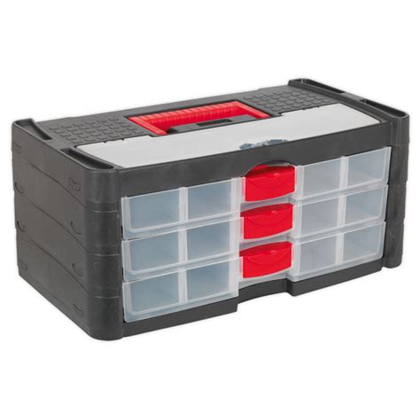 Sealey Ap793 Stackable Organiser 3 Drawer Rapid Electronics