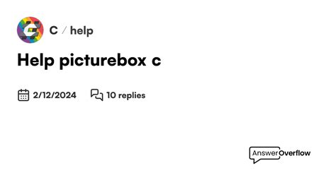 Help Picturebox C C
