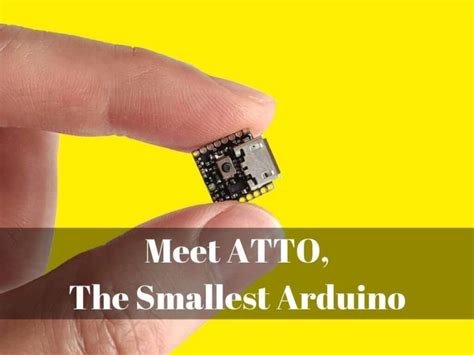 Introducing Atto The Smallest Arduino Board Circuitmix