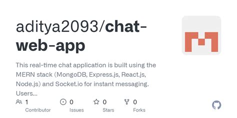 GitHub Aditya Chat Web App This Real Time Chat Application Is Built Using The MERN Stack