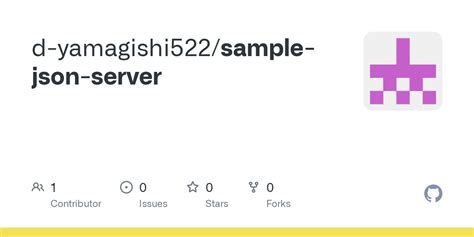 Github D Yamagishi Sample Json Server