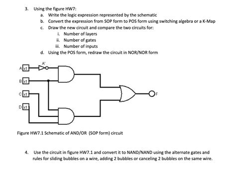 Solved Using The Figure HW A Write The Logic Chegg Com