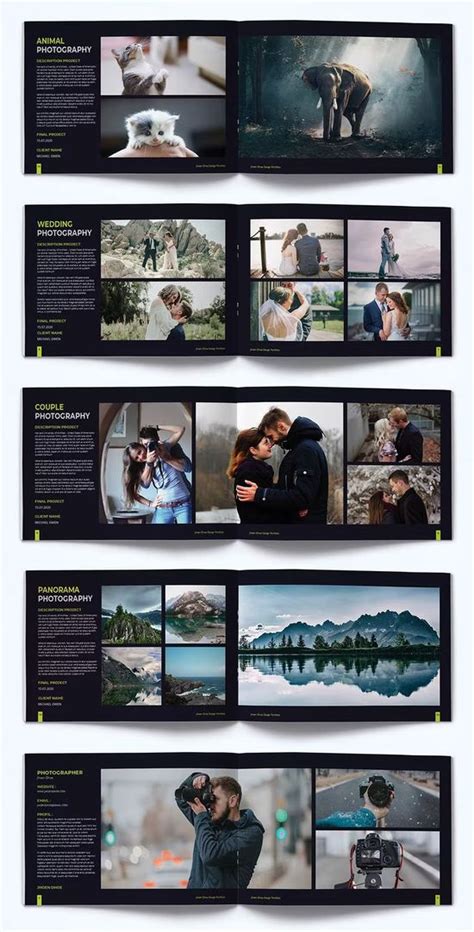 Portfolio Template Design Template Place Photography Portfolio