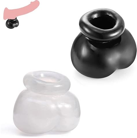Male Chastity Device Set Cbt Testicle Bondage Gear Silicone