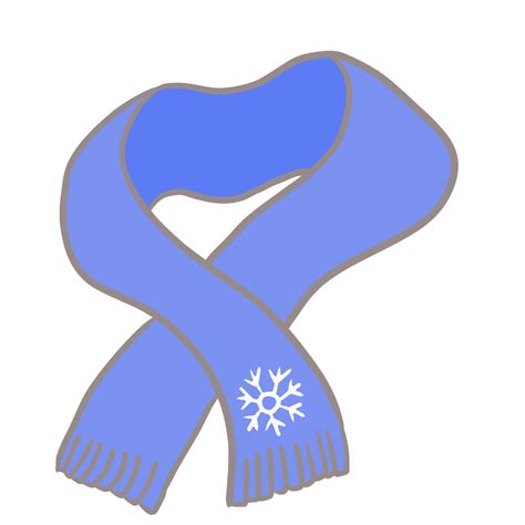 マフラーのかわいいイラスト画像素材（フリー、無料）