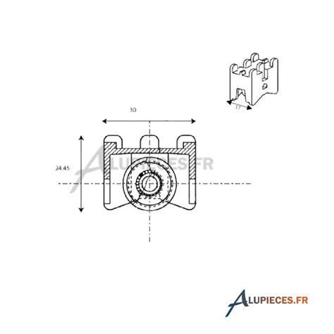 Roulette Simple Polyamide Technal Gb Alupiècesfr
