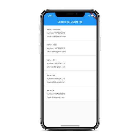 Flutter Local Json Implementation Tutorial For Beginners