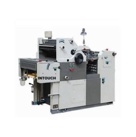 Intouch Offset Printing Machine Single Colour Sheet Fed At Rs In New Delhi