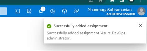 assigning a user with azure devops administrator role in azure active