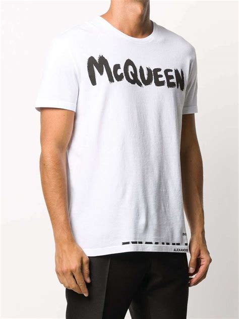 Alexander Mcqueen Logo T Shirt Alexander Mcqueen