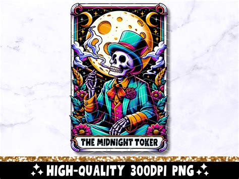 The Joker Smoker Midnight Toker Tarot Card Png Skeleton Sub Inspire