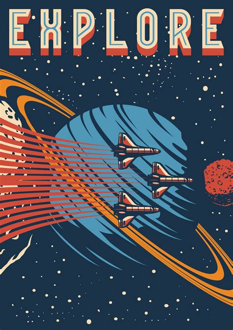 Vintage Astronomy Poster