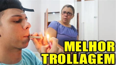 Trollei Minha MÃe Fingindo Estar Fumando E Olha No Que Deu
