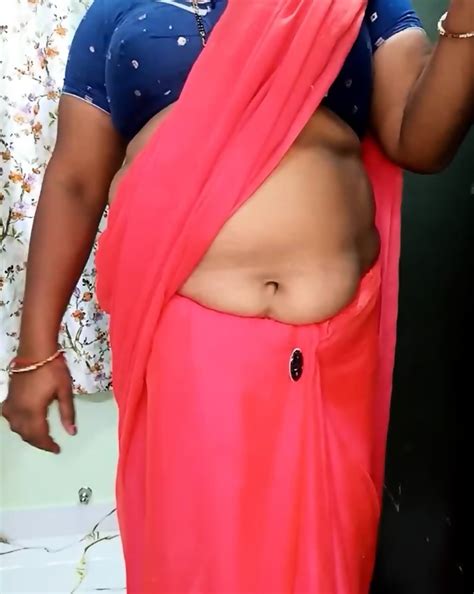 Indian Aunty Navel Show Telugu Nayana