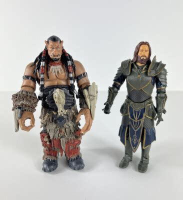 World Of War Craft Durotan And Lothar Action Figures 6” Jakks Pacific