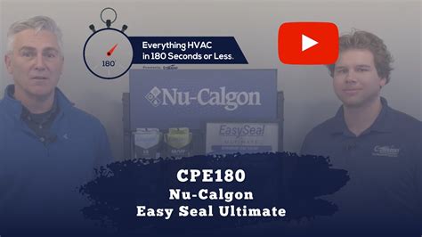 Cpe 180 Nu Calgon Easy Seal Ultimate Youtube