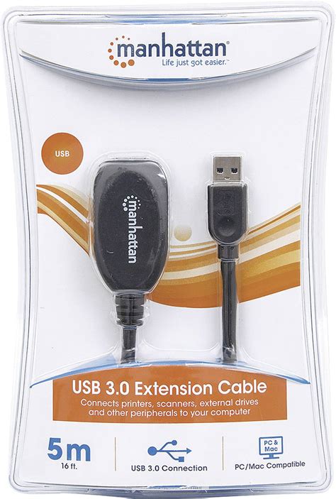 Manhattan Usb Cable Usb St Gen Usb Usb St Gen Usb A Plug Usb A Socket M
