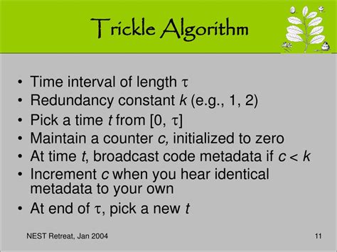 Ppt Trickle Code Propagation And Maintenance Powerpoint Presentation