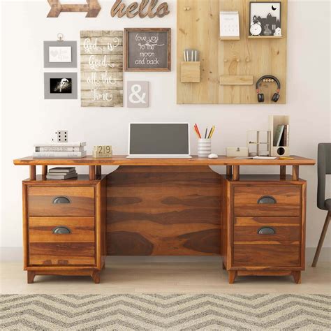 Airawat Handicraft Solid Wood Large Home Office Modern Executive Desk
