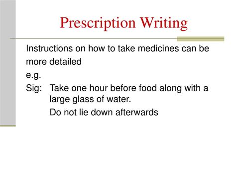 PPT Prescription PowerPoint Presentation Free Download ID