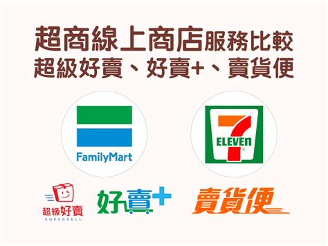 超商線上商店好賣 超級好賣賣貨便運費優惠常溫冷凍寄件及手續費等服務比較 CP值