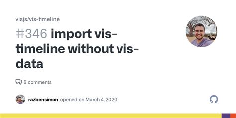 Import Vis Timeline Without Vis Data · Issue 346 · Visjsvis Timeline · Github
