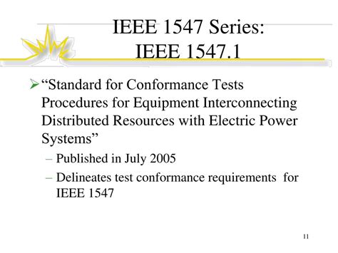 ppt ieee 1547 the dg interconnection standard powerpoint