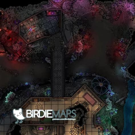 [free] Underdark Cave Keep [50x50] R Dndmaps