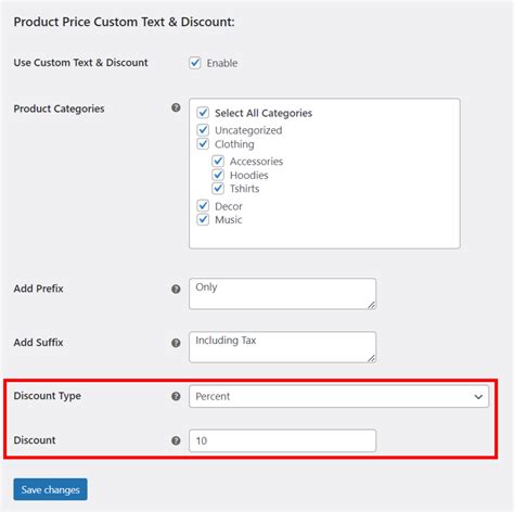 How To Set Up Elex Woocommerce Product Price Custom Text Before And After Text And Discount