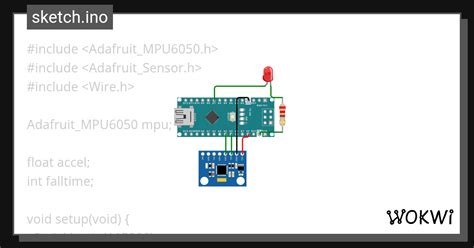 Fall Detector Wokwi Esp32 Stm32 Arduino Simulator