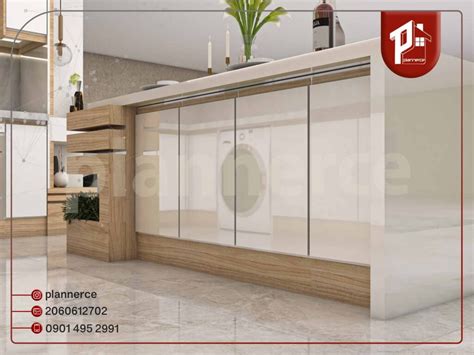 طراحی آشپزخانه سفید طرح چوب گروه طراحی پلنرس طراحی انواع فضاهای داخلی و نما