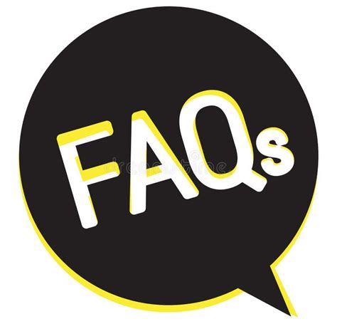 Frequently Asked Questions Faqs Icon Stock Illustration