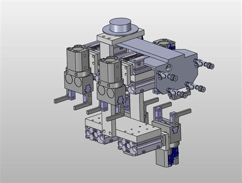 双面夹持吸盘羊角抓手 Step 模型图纸下载 懒石网