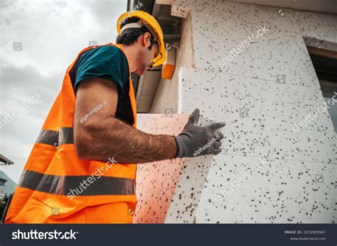 Polystyrene Thermal Cladding Energy Saving On Stock Photo 2211903947 Shutterstock