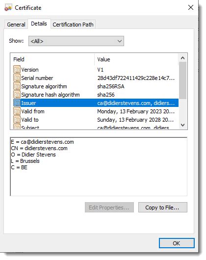 How To Make Your Own Cert With Web Openssl Didier Stevens
