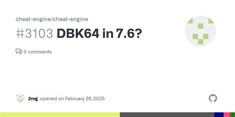 Dbk64 In 76 · Issue 3103 · Cheat Enginecheat Engine · Github